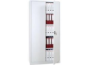 4260090172001 - Stahlschrank 4 Fachböden 5 OH H 1950 x B 920 x T 420 mm lichtgrau lichtgrau