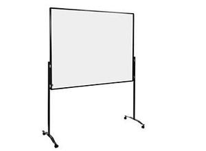 8713797097246 - Whiteboard Premium Plus mobil als Trennwand nutzbar horizontal & vertikal magnethaftend B 1200 x H 1500 mm Stahl weiß lackiert