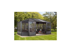 0772830163018 - Sojag Aluminium Pavillon und Wintergarten Charleston 12x18 anthrazit