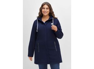 4063136358588 - Große Größen Long-Softshelljacke marine Gr46