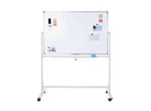 4057651139012 - Whiteboard MCW-C85 Magnettafel Memoboard Pinnwand mobil rollbar inkl Zubehör ~ 120x90cm