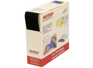 7640108880406 - FASTECH® B50-SKL02999910 Klettband zum Aufkleben Hotmelt Flauschteil (L x B) 10000 mm x 50 mm Schwarz 10 m