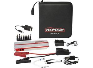 4003342173902 - Dino KRAFTPAKET Schnellstartsystem 136102 Starthilfestrom (12 V)=300 A 12 V-Ausgang 2x USB-Steckdose 2x Verpolungs- u Elektronikschutz SOS-Signalleuchte