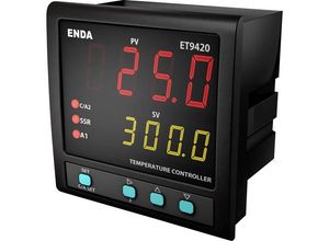 4016138516111 - Enda ET9420-230 PID Temperaturregler Pt100 J K T S R Relais 2 A SSR (L x B x H) 88 x 96 x 96 mm