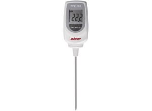 2050002766594 - ebro TTX 110 Einstichthermometer (HACCP) kalibriert (ISO) Messbereich Temperatur -50 bis 350 °C Fühler-Typ T HACCP-konform