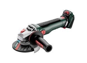 4061792206199 - Akku-Winkelschleifer wvb 18 lt bl 11-125 Quick mit Bremse Drehzahlregelung Schnellspannmutter drehbarem Akkupack Karton - Metabo