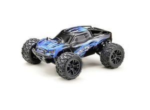 4250650943875 - Truck Racing Schwarz Blau 114 RC Modellauto Elektro Monstertruck Allradantrieb (4WD) RtR 24 GHz (14004)