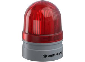 4049787042540 - Werma Signaltechnik Signalleuchte Mini TwinFLASH 115-230VAC RD 26012060 Rot 230 V AC