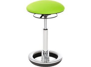 4014296423968 - Stehhilfe Sitness HIGH BOB für ergonomisches Sitzen höhenverstellbar horizontaler Schwingeffekt H 490-700 mm apfelgrün Gestell verchromt