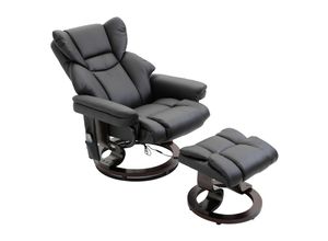 4251774918152 - Massagesessel mit Fußhocker 79B x 82T x 101H cm Massagesessel Fußhocker Massage Sessel Relaxsessel Fernsehsessel