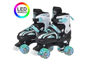 4250518565294 - LED Rollschuhe größenverstellbar Super Quads X-Pro