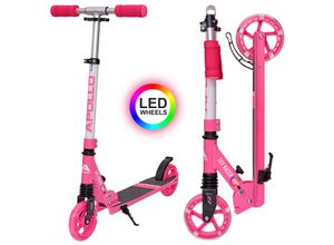 4250518566963 - LED City Roller mit Federung Scooter Skyracer