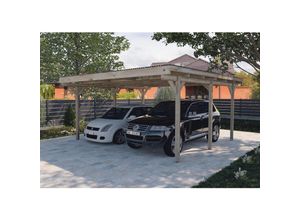 4004581516666 - weka Flachdach-Doppelcarport 616