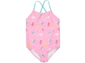 4251575499645 - tausendkind essentials - Badeanzug ICE CREAM in pink bunt Gr98 104