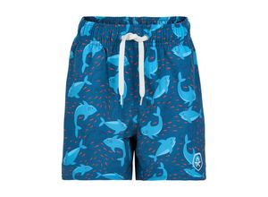 5714625260316 - Color Kids - Badeshorts HAI in petrol Gr92