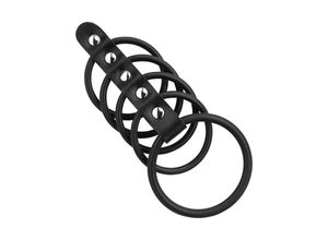 8718924228197 - Penismanschette mit 5 Ringen 4 - 5 cm