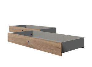 4038062100624 - Bettschubkästen 1 Paar Valencia 3556 - holzfarben - 141 cm - 20 cm - 61 cm - Sconto