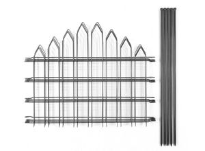 4059306102945 - Powertec Garden Zaun-4er Set ca 1000 x 800 mm - Grau 21FS05