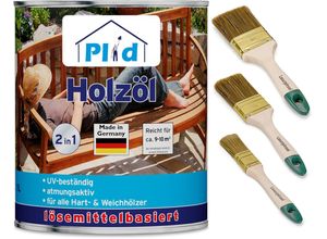 4066056003200 - Premium Holzöl Pflegeöl Holzschutz Imprägnieröl Pinsel Teak