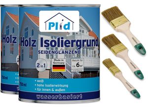 4066056002937 - Premium Holz-Isoliergrund Isolierfarbe Isoliergrund Pinsel Weiß