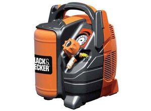 8016738758474 - Mauk - Black & Decker Druckluft Kompressor 5 l Tank ölfrei bd 195 5 my Druckluftpistole Spiralschlauch 11 kW 10 bar 180 l min