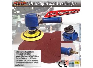 4043722002941 - Druckluft Exzenterschleifer Schleifmaschine Schleifer 15 cm 10000 U min 6 bar - Mauk