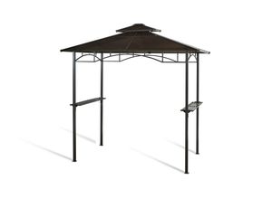 Image of Grasekamp Hardtop BBQ Grill Pavillon 1,5x2,4m Doppelstegplatten Polycarbon Grillpavillon