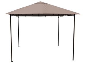 4001827483126 - Pavillon Rimini Flex 3 x 3 m Taupe Party Zelt Antik Garten