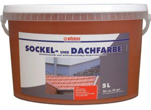 4000590061289 - Wilckens Sockel- und Dachfarbe Ziegelrot 5 L