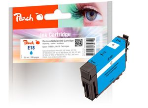 7640173434559 - E18 c Druckerpatrone cy ersetzt Epson No 18 c C13T18024010 für zB Epson Expression Home XP -100 Epson Expression Home XP -102 (wiederaufbereitet)