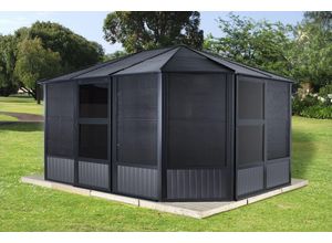 0772830162998 - Sojag Aluminium Pavillon und Wintergarten Charleston 12x12 anthrazit