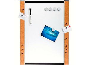 4015468112130 - GENIE Whiteboard Kork Magnettafel Memoboard Wandtafel Pinnwand Schreibtafel NEU!