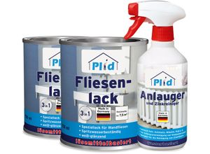 4066056002326 - Premium Fliesenlack Fliesen Lack Fliesenfarbe & 05l Anlauger Lichtgrau - Glänzend