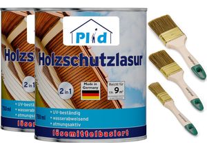 4066056001589 - Premium Holzschutzlasur Holzlasur Holzschutz Holzgrundierung Set Kiefer