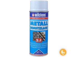 4000590027834 - Wilckens Metall-Schutzlack Spray 2in1 Weiß 6er Set