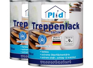 4066056002456 - Premium Treppenlack Treppensiegel Klarlack Farblos Seidenglänzend Farblos - Seidenglänzend