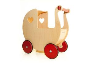 5708062788885 - MOOVER Toys - Dänischer Designer Holz-Puppenwagen (natur)   dolls pram natural