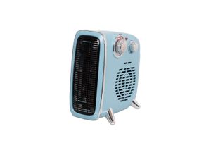 8713415352153 - Retro Heizstrahler Ventilator 1800 Watt und 3 Leistungsstufen blau - Eurom