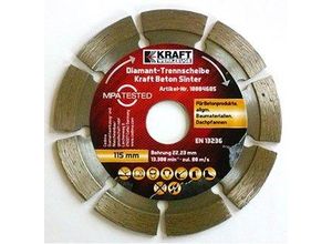 4023138151501 - Kraft Werkzeuge Beton Sinter Ø 115 mm Bohrung 2223 mm 3er Set