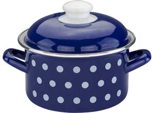 4260492494541 - Casa Royale Fleischtopf Dots Ø ca 16 cm - Blau