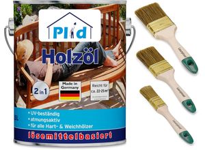 4066056003323 - Premium Holzöl Pflegeöl Holzschutz Imprägnieröl Pinsel Teak