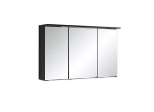 4250163724343 - Lomadox - Spiegelschrank PADUA-03   FLORIDO-03 graphitgrau led b x h x t 100 x 66 x 20cm - grau