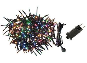 4388860586466 - X-mas - Cluster Lichterkette bunt 480 LEDs Innen und Außenbereich Party Kette - Grün