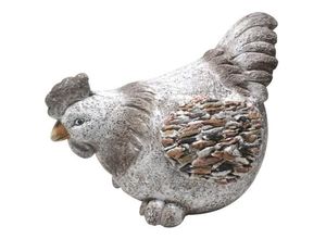 4036812210746 - Mm_unverified_brand - Deko Gartenfigur Henne 31cm Echte Handarbeit Steinoptik Huhn - Beige braun