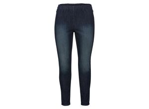 8941100845776 - Große Größen Jeggings mit Used-Effekten blue black Denim Gr22