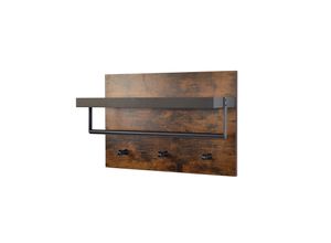4046884083186 - Möbel Direkt Online - morderne Wandgarderobe aus Holz Carola