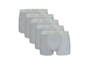 8300958416048 - FILA Boxershort 5er Pack Herren Baumwolle grau