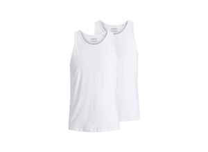 5713730658551 - Jack & Jones JACBASIC TANKTOP 2 PACK NOOS Tank-Top weiß in S