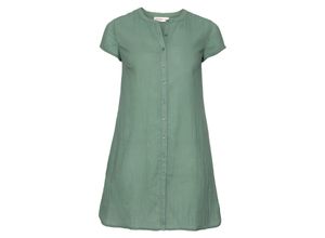 4054697599879 - Große Größen Longbluse mit durchgehender Knopfleiste jade Gr52