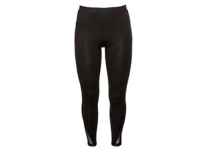 4054697912227 - Große Größen Leggings mit Mesh-Einsatz schwarz Gr52